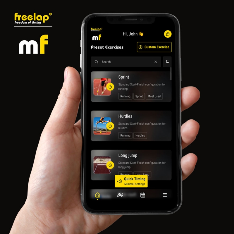 FXMotion - FREELAP® - Athlétisme : Transpondeur Bluetooth® Premium