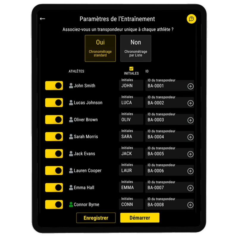 FXMotion - FREELAP® - Athlétisme : Transpondeur Bluetooth® Premium