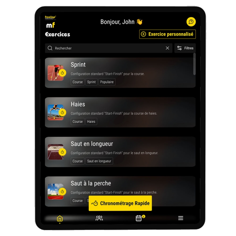 FXMotion - FREELAP® - Athlétisme : Transpondeur Bluetooth® Premium