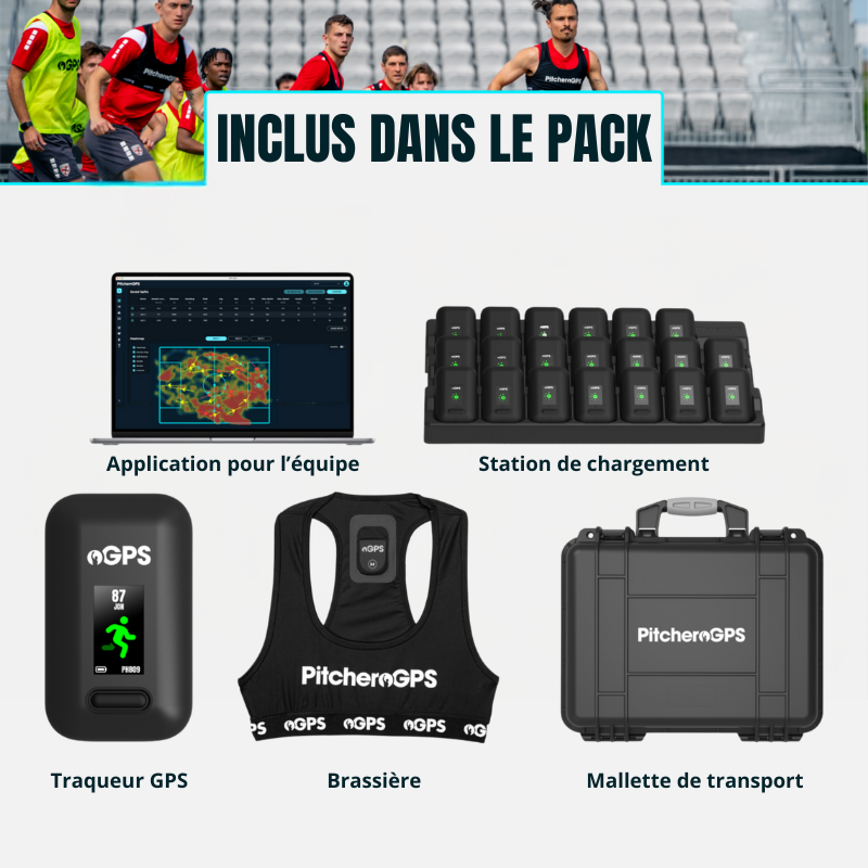 PITCHERO - Pack GPS équipe｜1 an d'abonnement offert